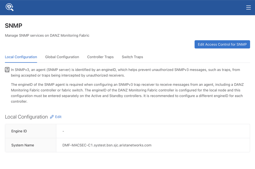 DMF Deployment Guide - Managing SNMP - Arista